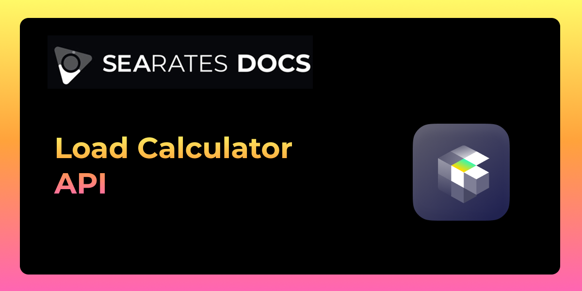 Load Calculator API | SeaRates Docs